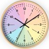 Simple Wall Clock - Telling Time Clock, Pastel Colors Clock, Color ...