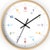 Simple Wall Clock Telling Time Clock, Pastel Colors Clock, Color Wheel ...