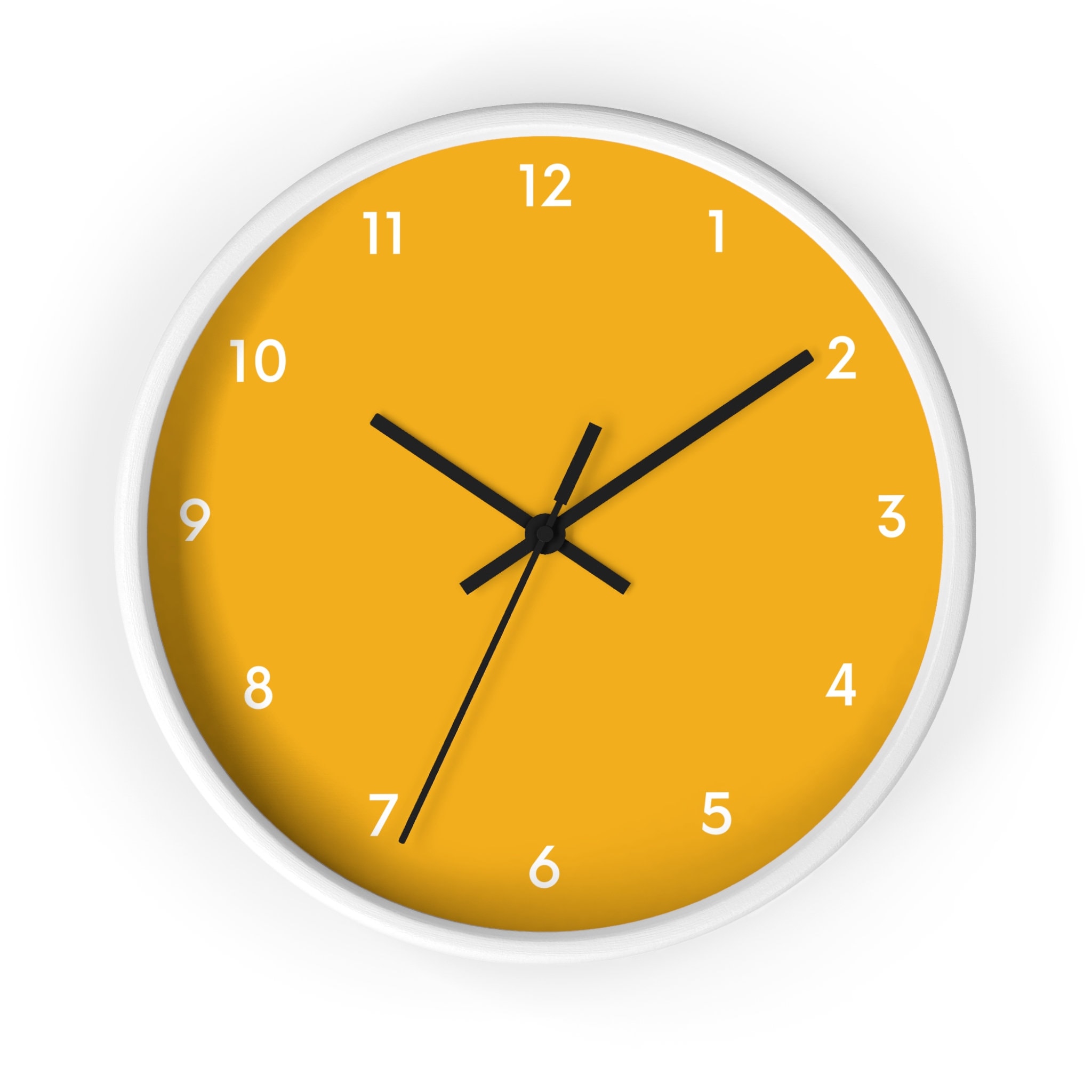 Earth Tone Orange Simple Wall Clock - Orange Wall Clock, Earth Tone ...
