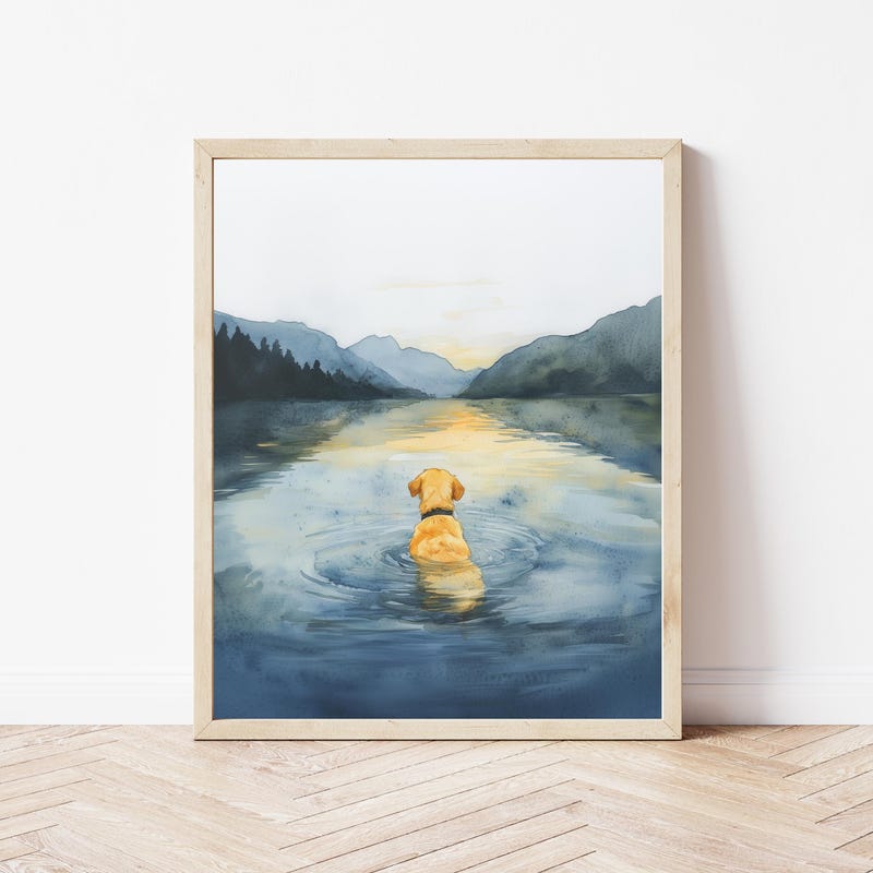Yellow Lab Painting - Etsy