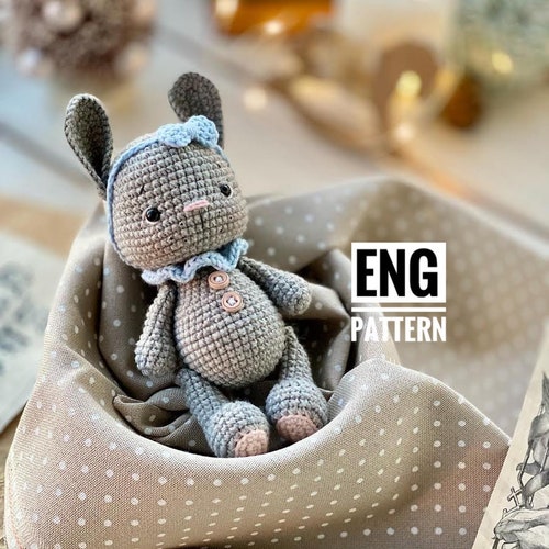 Amigurumi Crochet Pattern Rosie Bunny Rabbit - Etsy