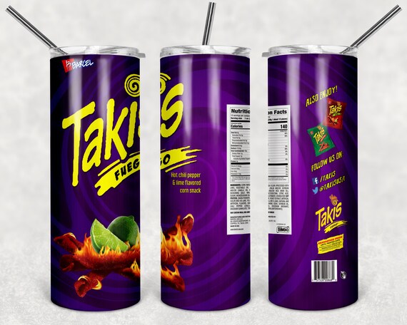 Takis Fuego 20oz Cup/tumbler | Etsy