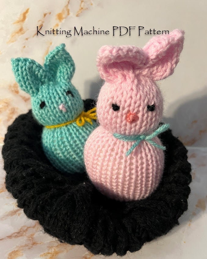 Knitting Machine Bunny - Etsy
