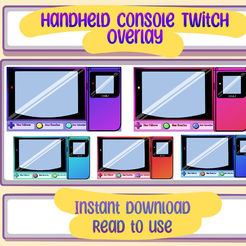 Nintendo Ds Twitch Overlay - Etsy