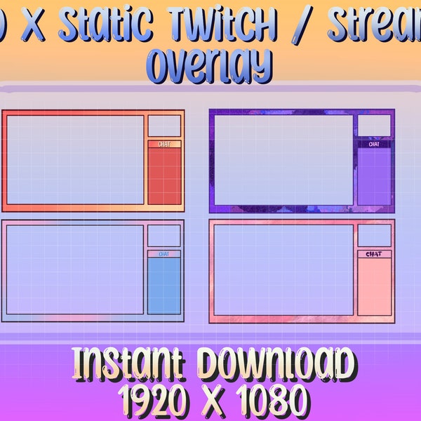 Slime Twitch Overlays - Etsy