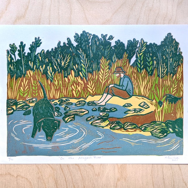 River Artwork - Etsy