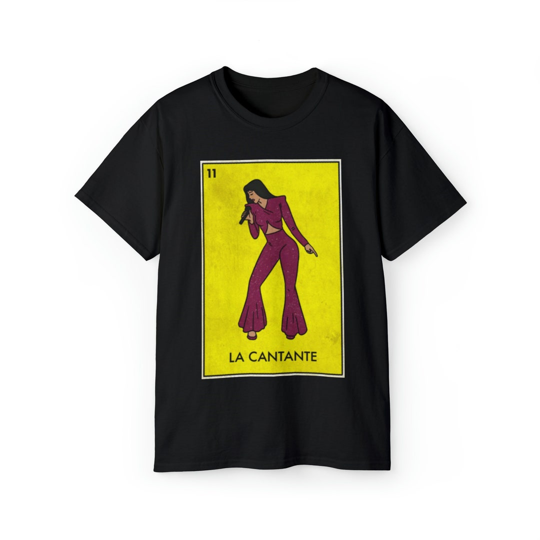 Mexican Loteria Selena Tee, La Cantante, Unique Gifts, Women's - Etsy