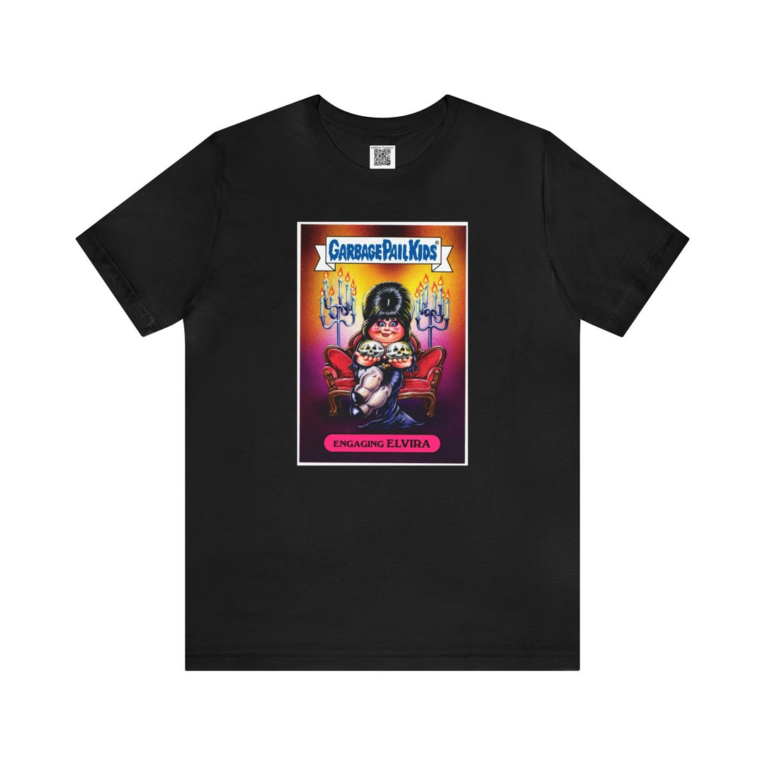 Elvira/mistress of the Dark, GPK, Retro 80's T-shirt, Garbage Pail Kids ...