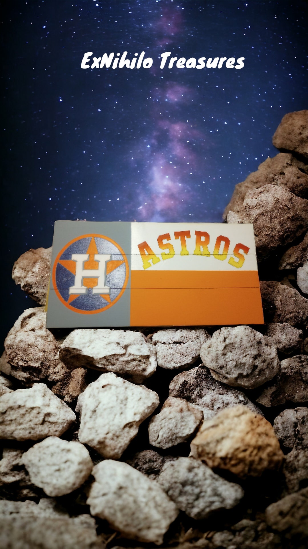 Houston Astros Wall Hanging-custom Handmade, Laser Engraved Flag ...