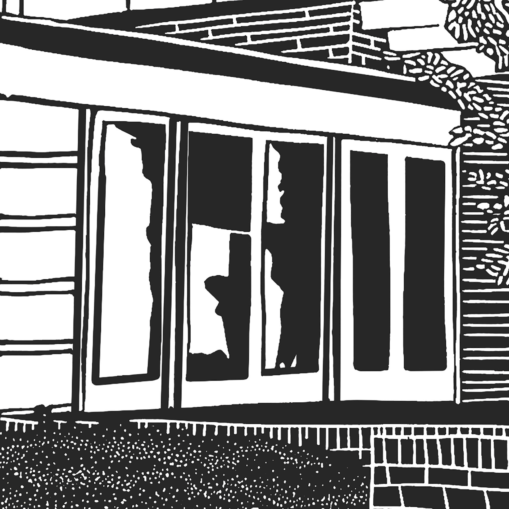 Rosenbaum House -- Frank Lloyd Wright Linocut Print - Etsy