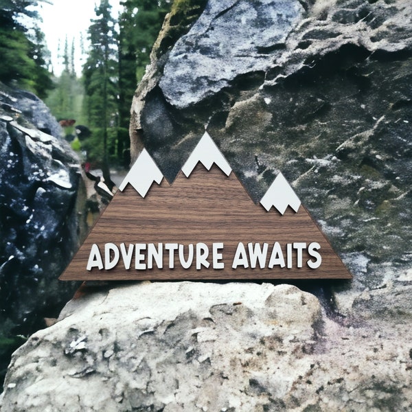 Adventure Awaits Sign - Etsy