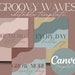 Groovy Wave Editable Canva Template - Use for Printables, iPhone ...