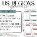 Regions of the US Graphic Organizers, Printables, Social Studies ...