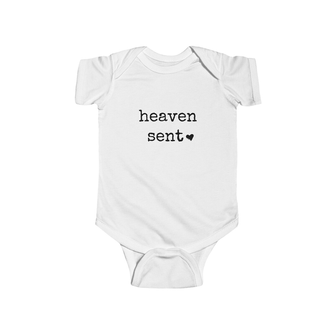 Heaven Sent Transparent Background PNG Baby File, Baby Gift - Etsy