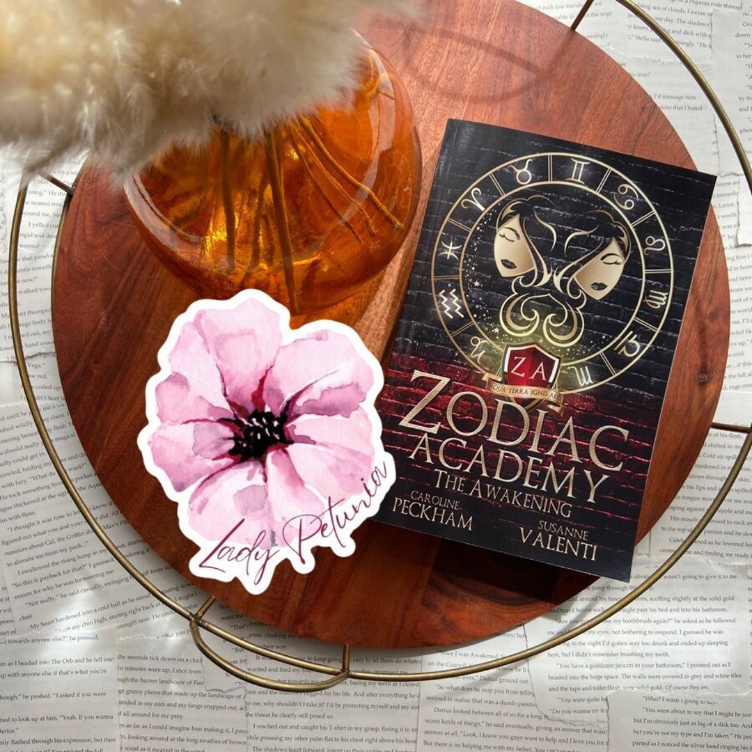 Geraldine Grus Lady Petunia - Zodiac Academy Sticker - OFFICIALLY ...