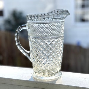 Anchor Hocking Wexford Pitcher/iced Tea Pitcher/water Pitcher/glass ...