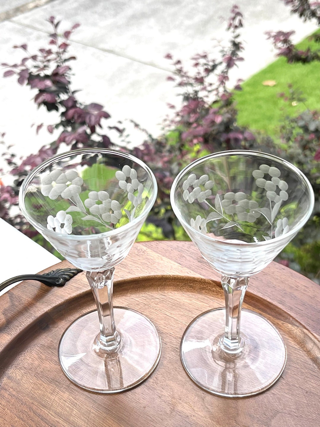 S/2 Vintage Libbey Embassy Liquor Cocktail Glass/cordial Glass/liqueur ...