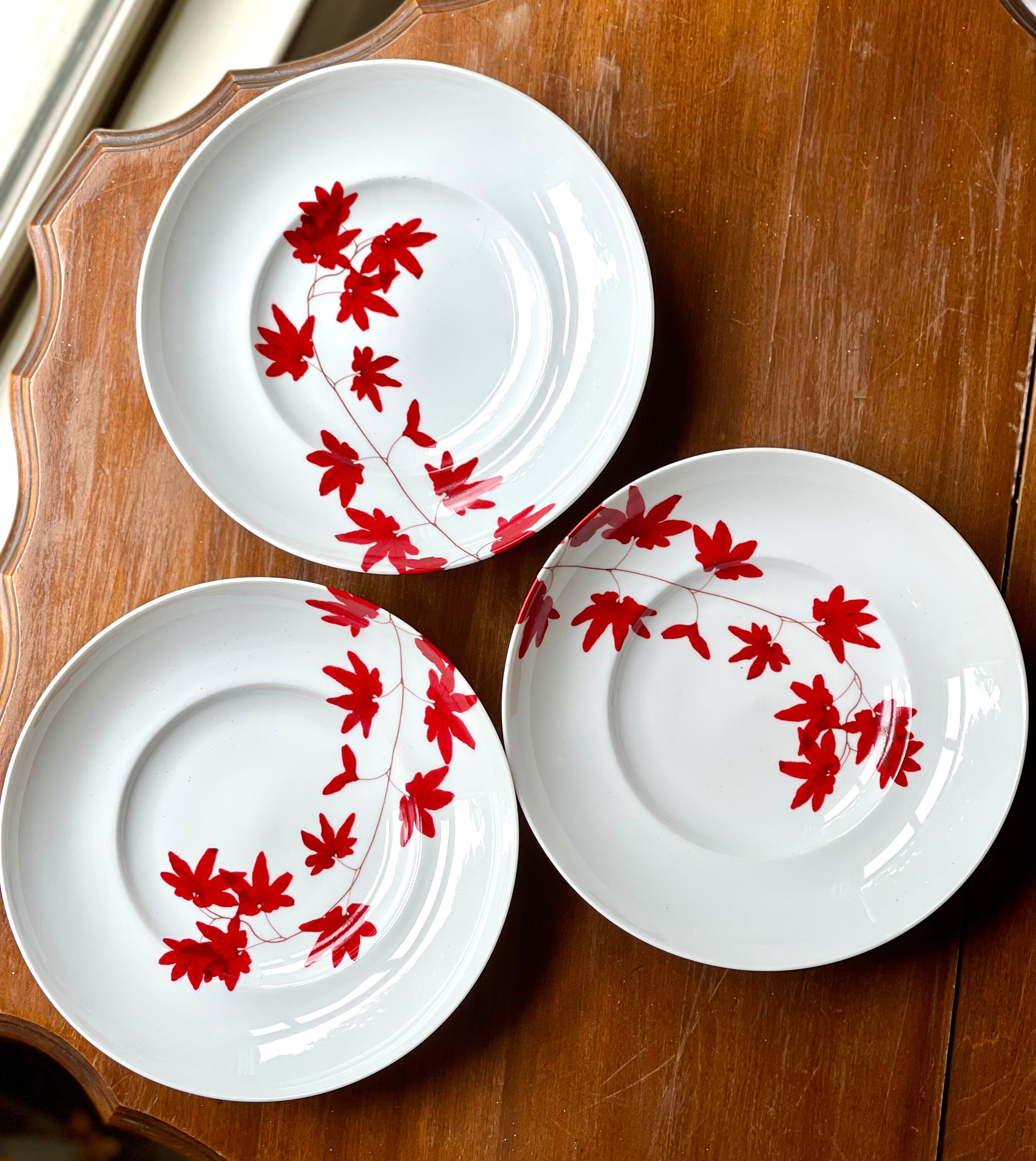 Mikasa Pure Red Coupe Soup Bowls/pasta Bowls/christmas Bowls/christmas ...