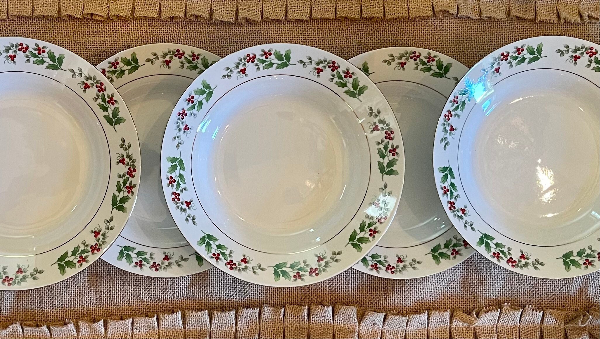 Set of 2 Vintage Gibson Designs Christmas - Etsy