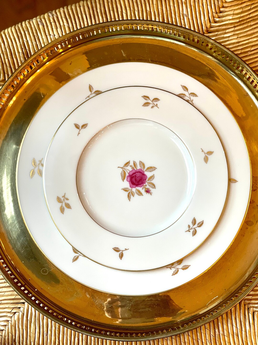 Vintage Lenox Rhodora Salad Plates Made 1939 - Etsy