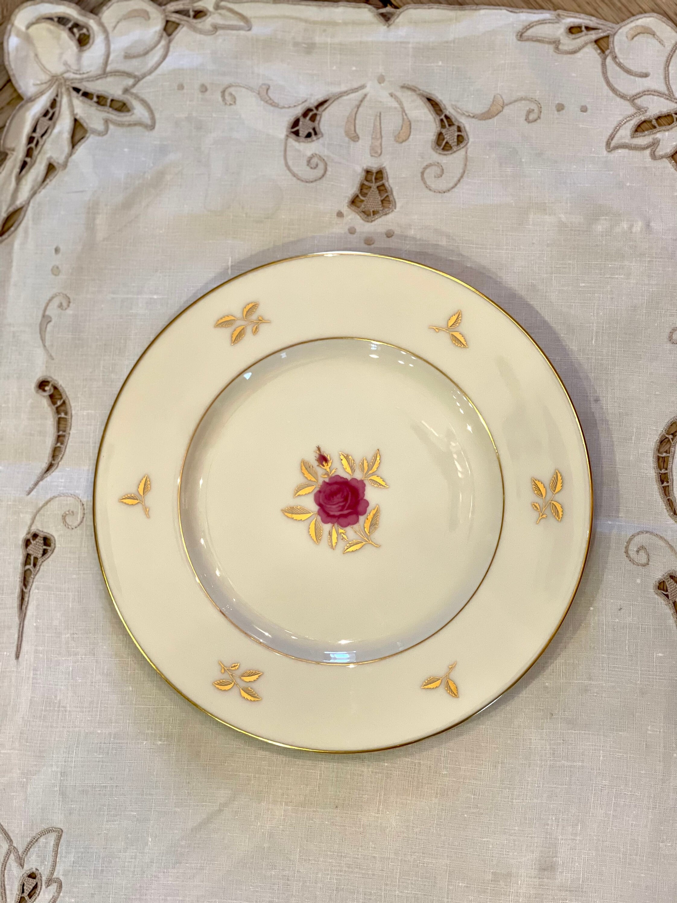 Vintage Lenox Rhodora Salad Plates Made 1939 - Etsy