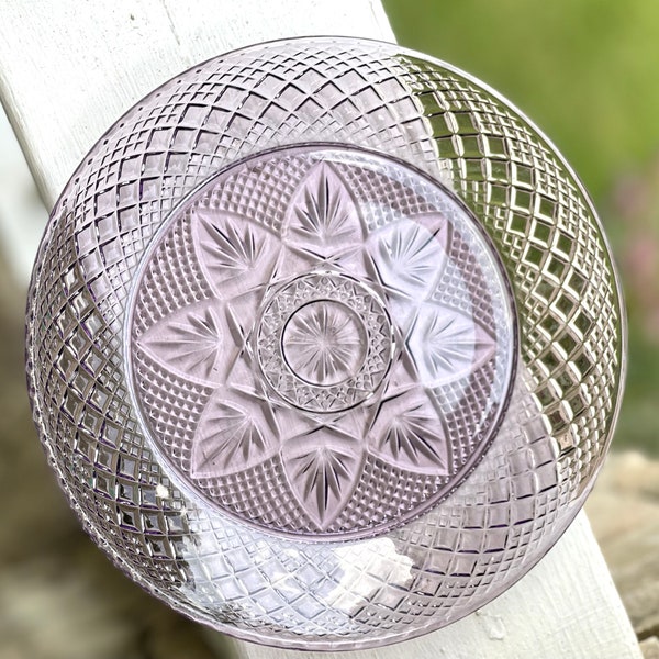 Purple Glass Plates - Etsy