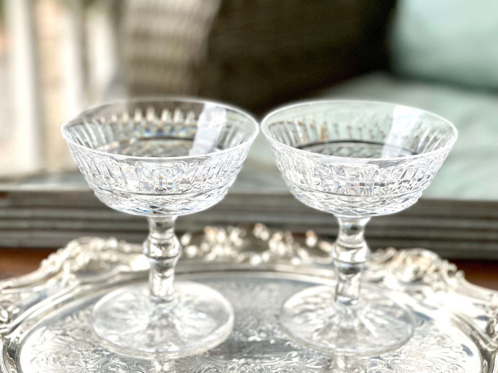 Vintage Waterford Tramore Champagne Coupe Glass/martini Glass/wedding ...