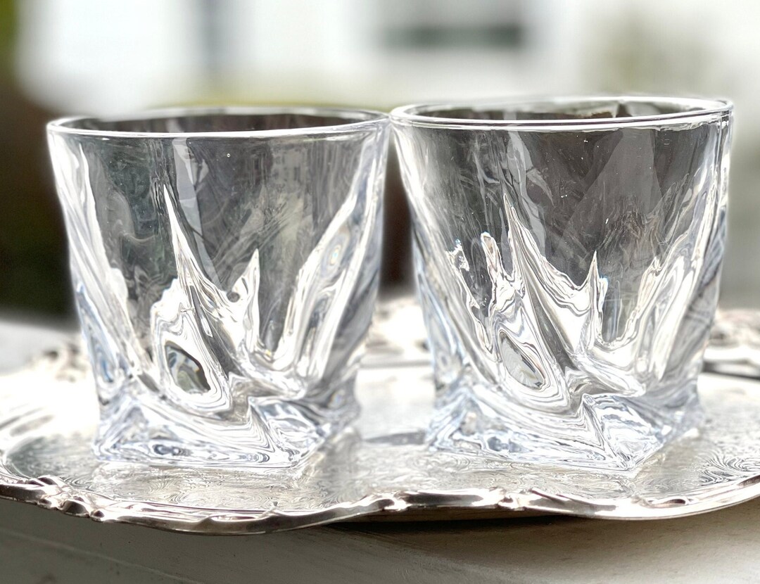Mikasa Motion Double Old Fashioned Glasses/whiskey Glasses/lowball ...