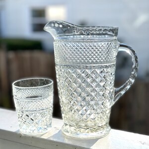Anchor Hocking Wexford Pitcher/iced Tea Pitcher/water Pitcher/glass ...