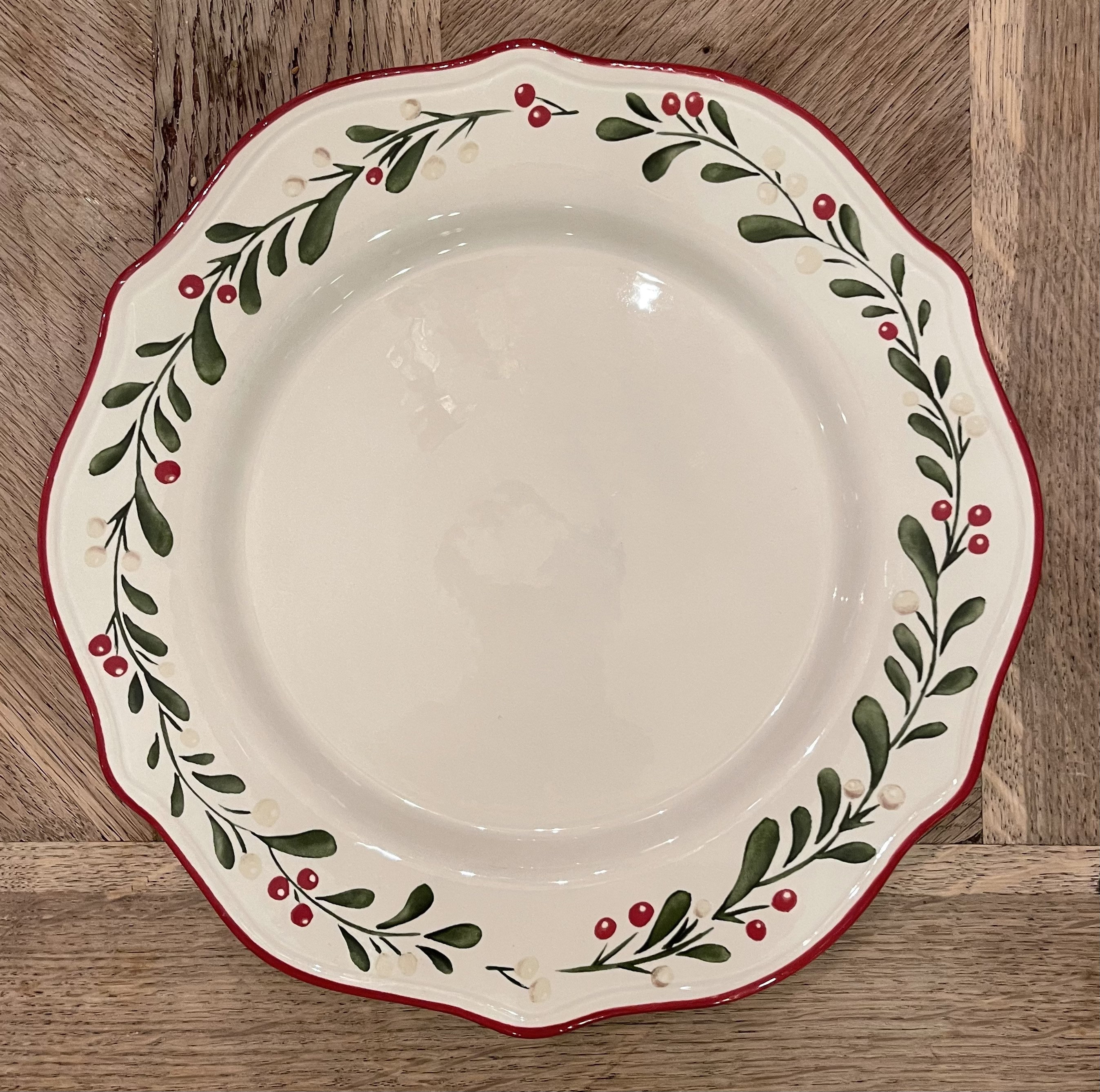 Last Set of 2 Beautiful Better Homes and Gardens Mistletoe DINNER ...