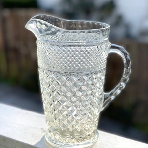 Anchor Hocking Wexford Pitcher/iced Tea Pitcher/water Pitcher/glass ...