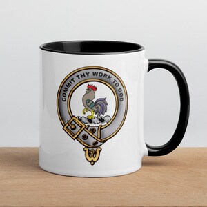 Sinclair Mug Scottish Clan Badge Crest - Etsy