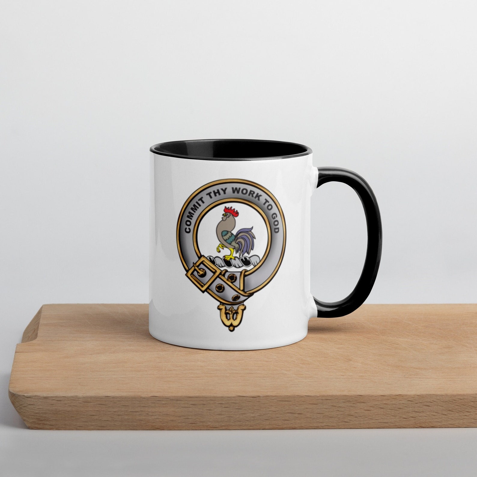 Sinclair Mug Scottish Clan Badge Crest - Etsy