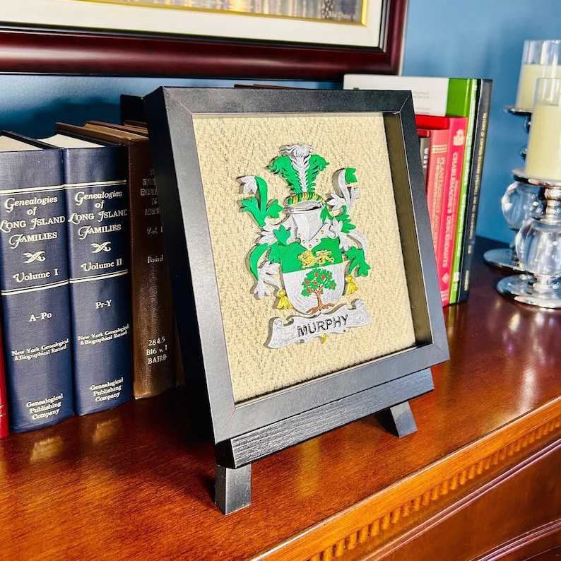 Murphy Irish Coat of Arms Crest Framed - Etsy