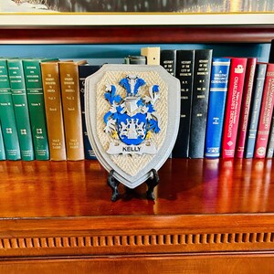 Kelly Irish Coat of Arms Crest Plaque - Etsy