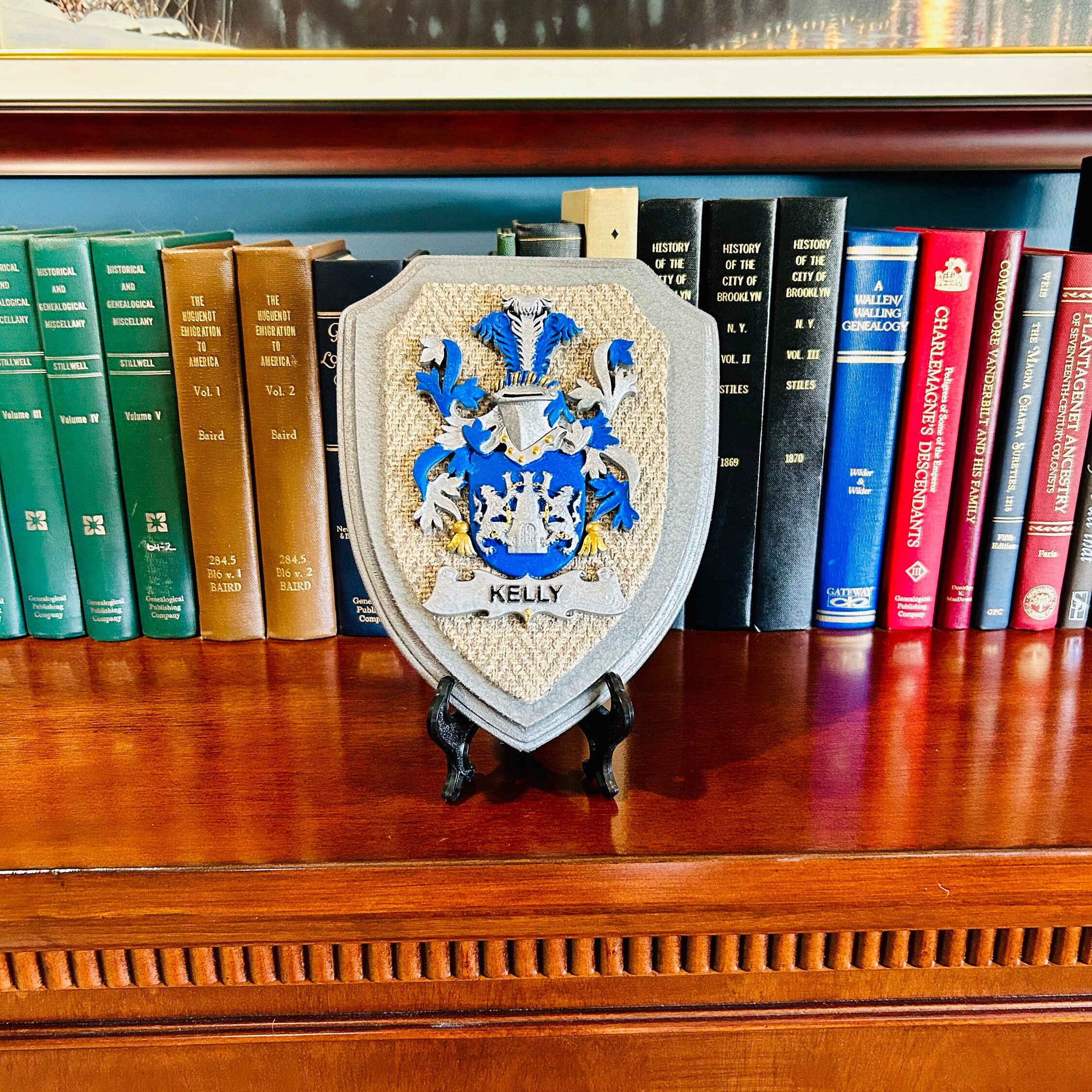 Kelly Irish Coat of Arms Crest Plaque - Etsy