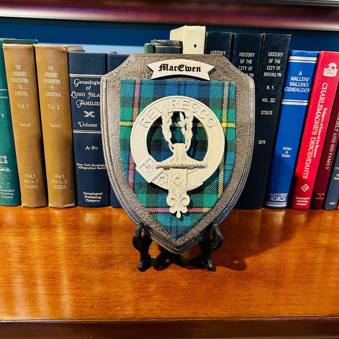 Macewen / Macewan Scottish Clan Tartan Badge Crest Plaque - Etsy