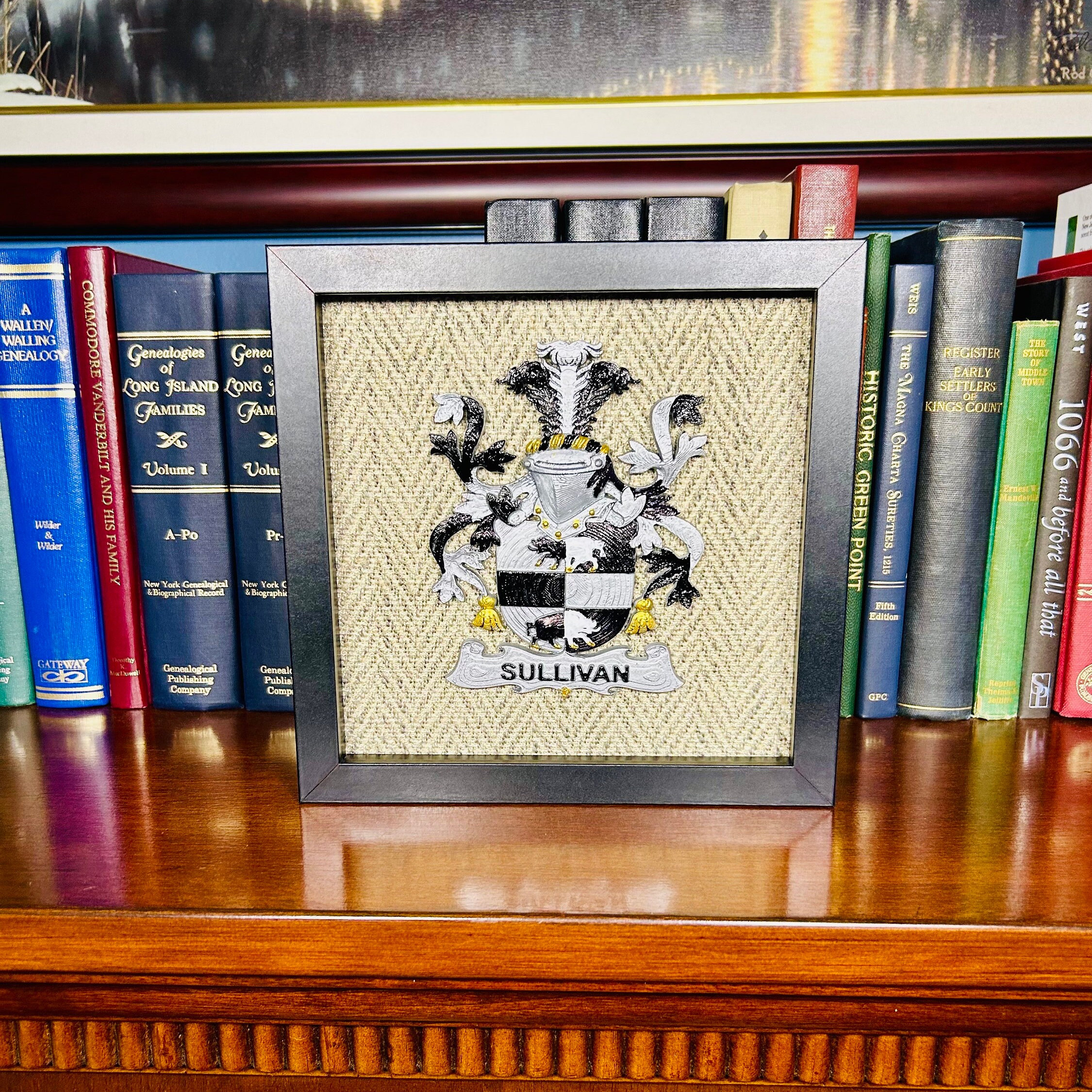 Sullivan of Beare Irish Coat of Arms Crest Framed - Etsy