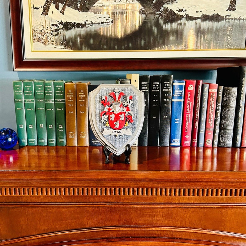 Ryan Irish Coat of Arms Crest Plaque - Etsy