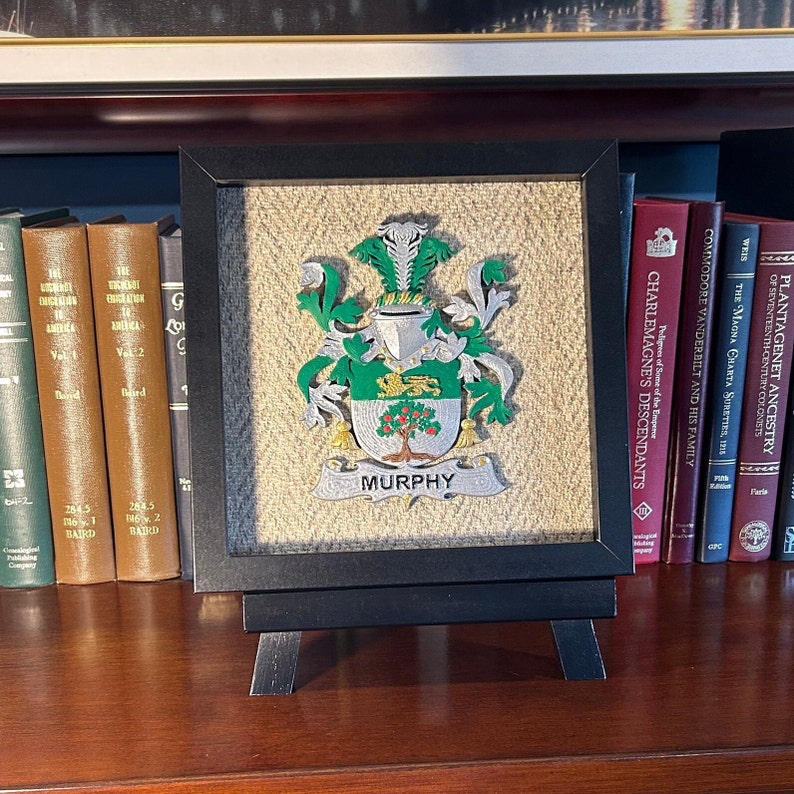 Murphy Irish Coat of Arms Crest Framed - Etsy