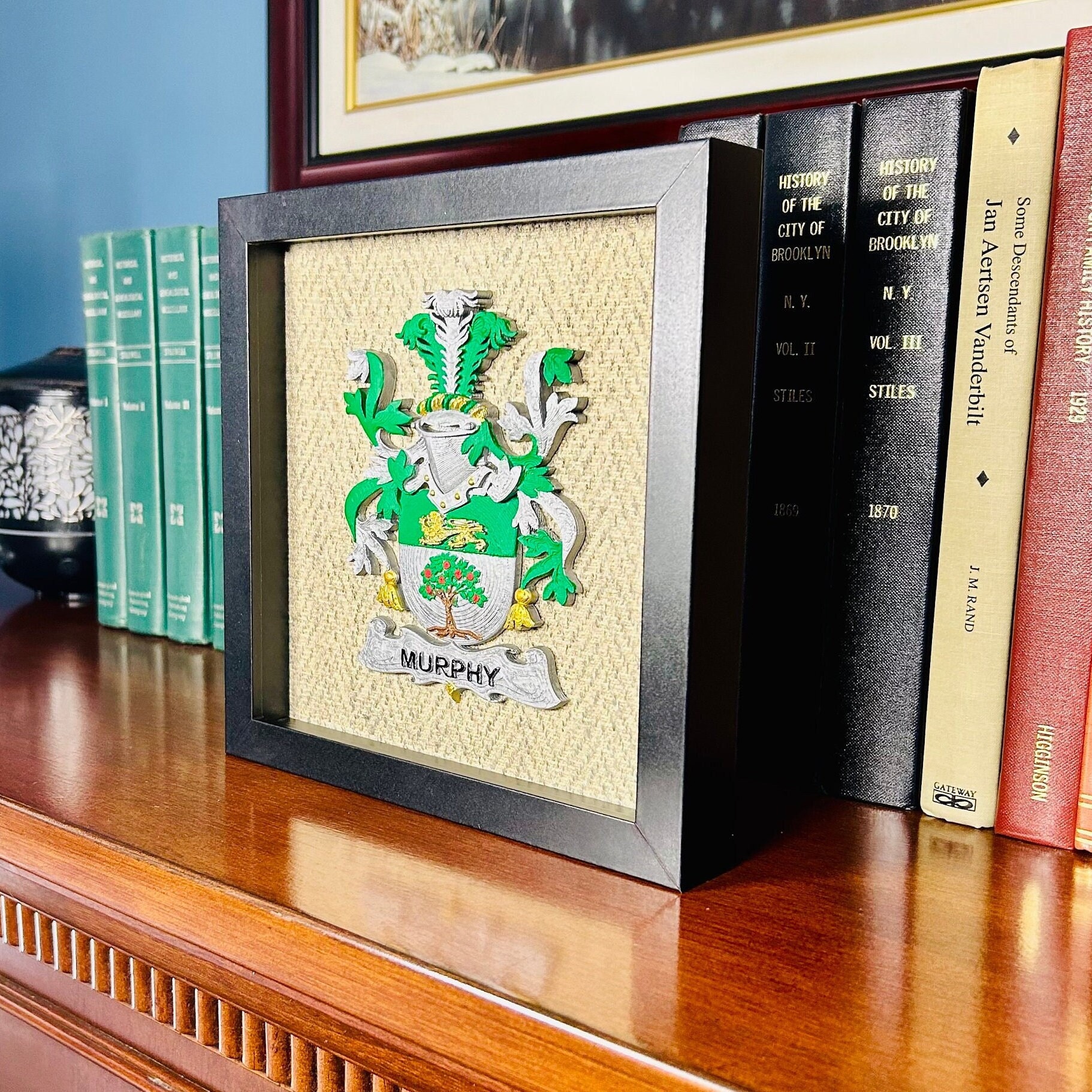 Murphy Irish Coat of Arms Crest Framed - Etsy