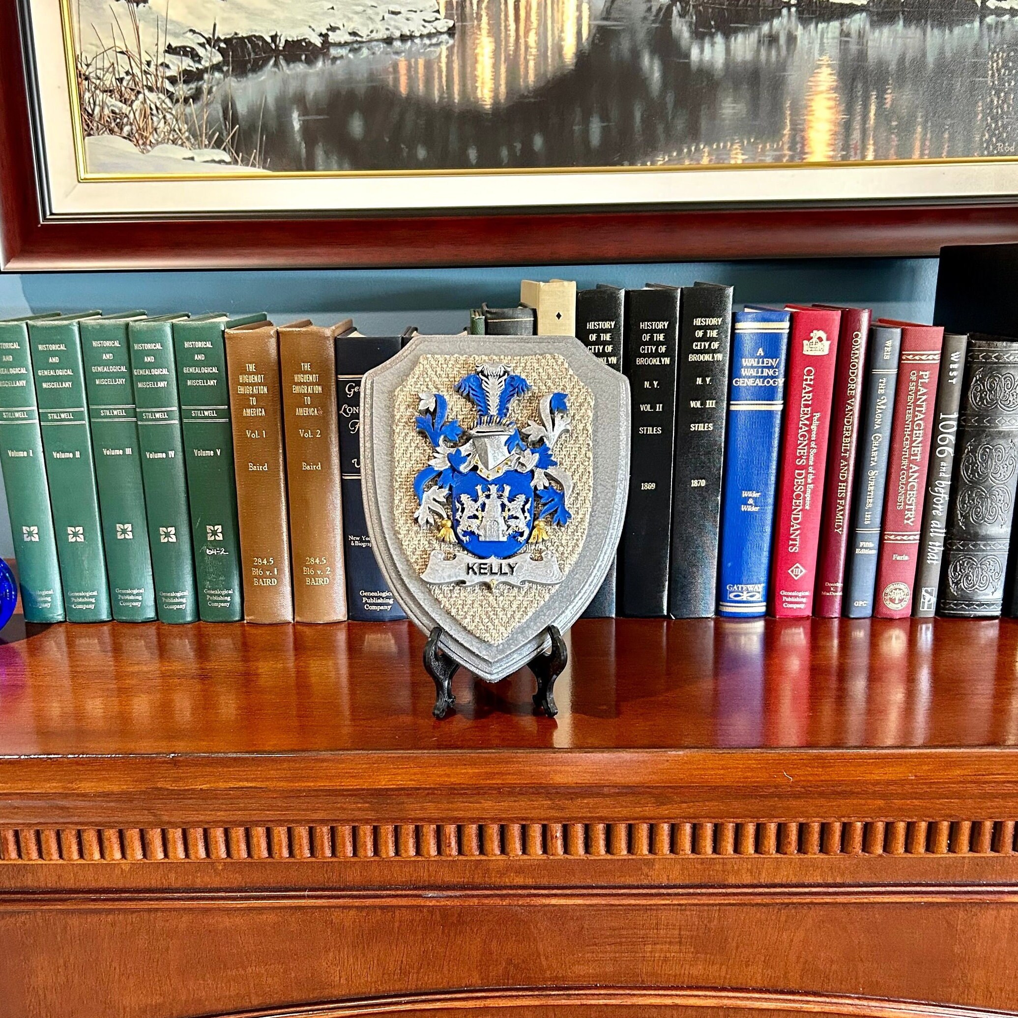 Kelly Irish Coat of Arms Crest Plaque - Etsy