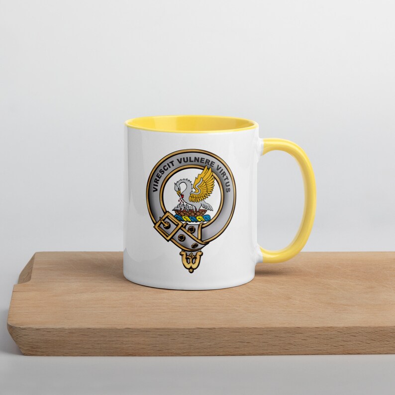 Stewart Mug Scottish Clan Badge Crest - Etsy