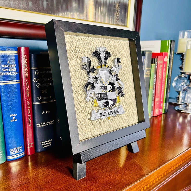 Sullivan of Beare Irish Coat of Arms Crest Framed - Etsy