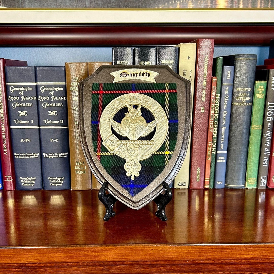 Smith / Macgowan Scottish Clan Tartan Badge Crest Plaque - Etsy