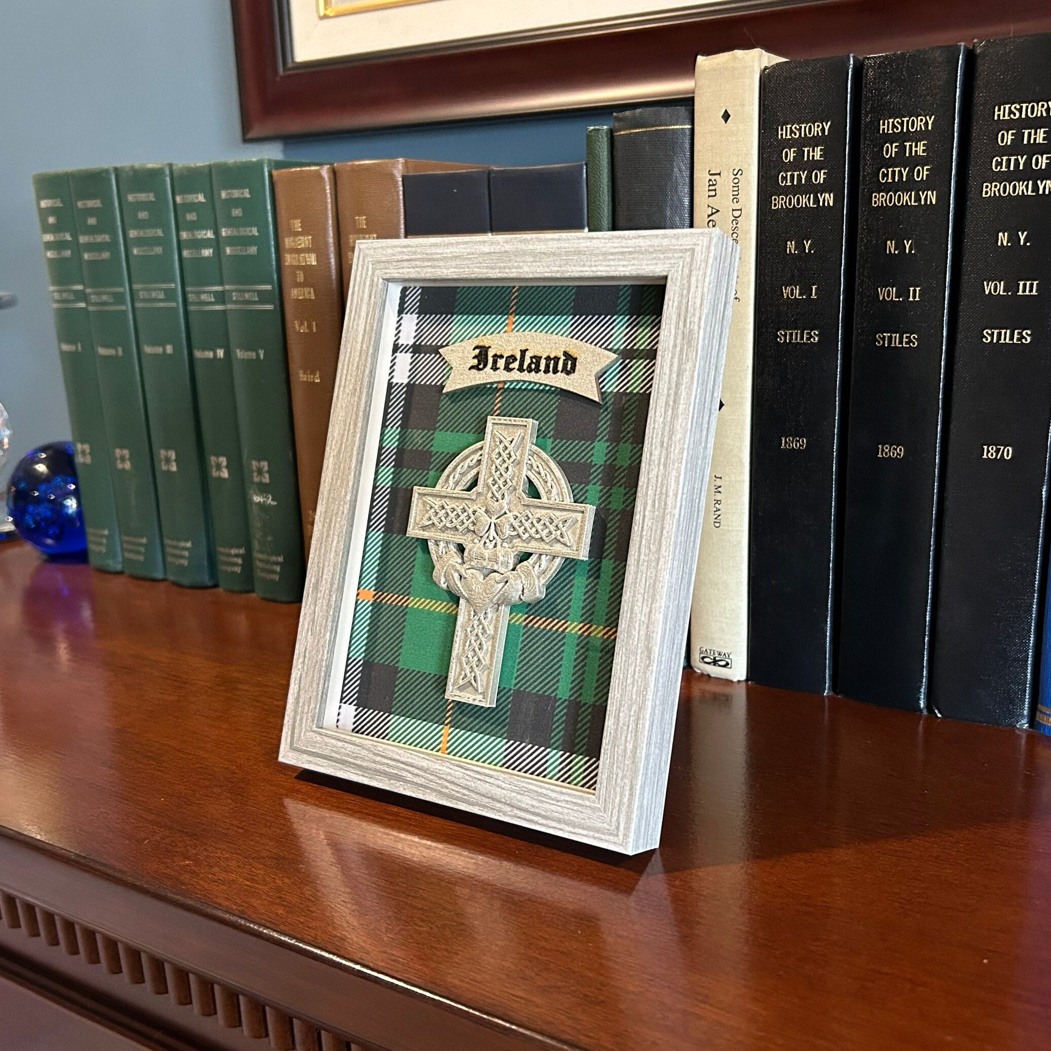 Celtic Cross & Irish Claddagh Framed - Etsy