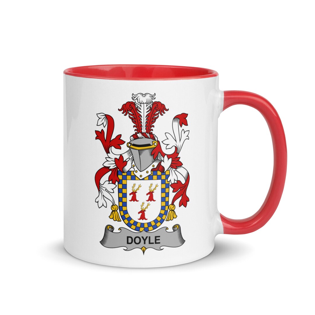 Doyle Crest Irish Coat of Arms Mug - Etsy