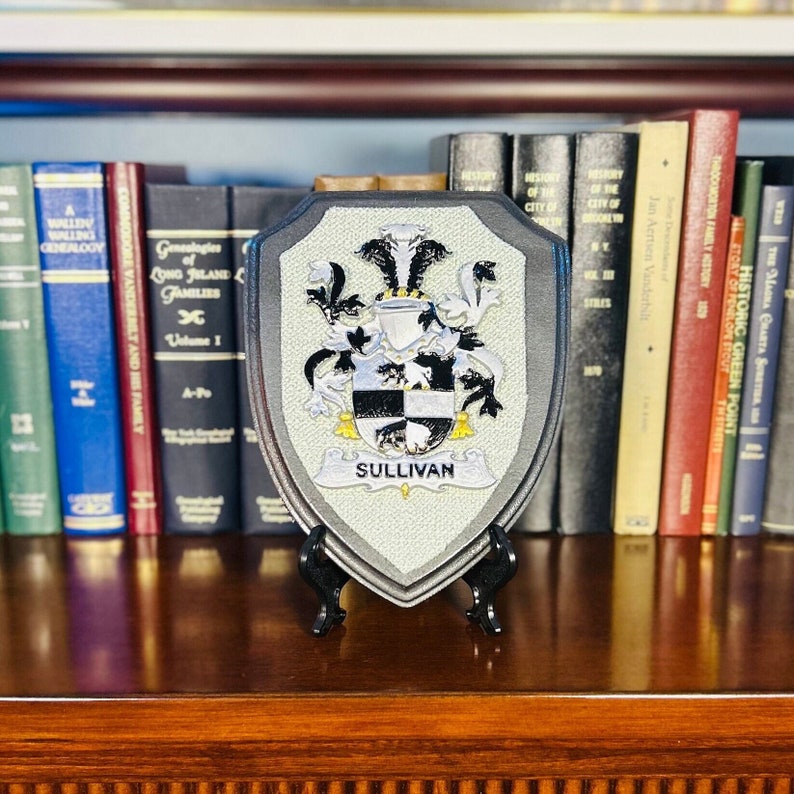 Sullivan of Beare Irish Coat of Arms Crest Plaque - Etsy