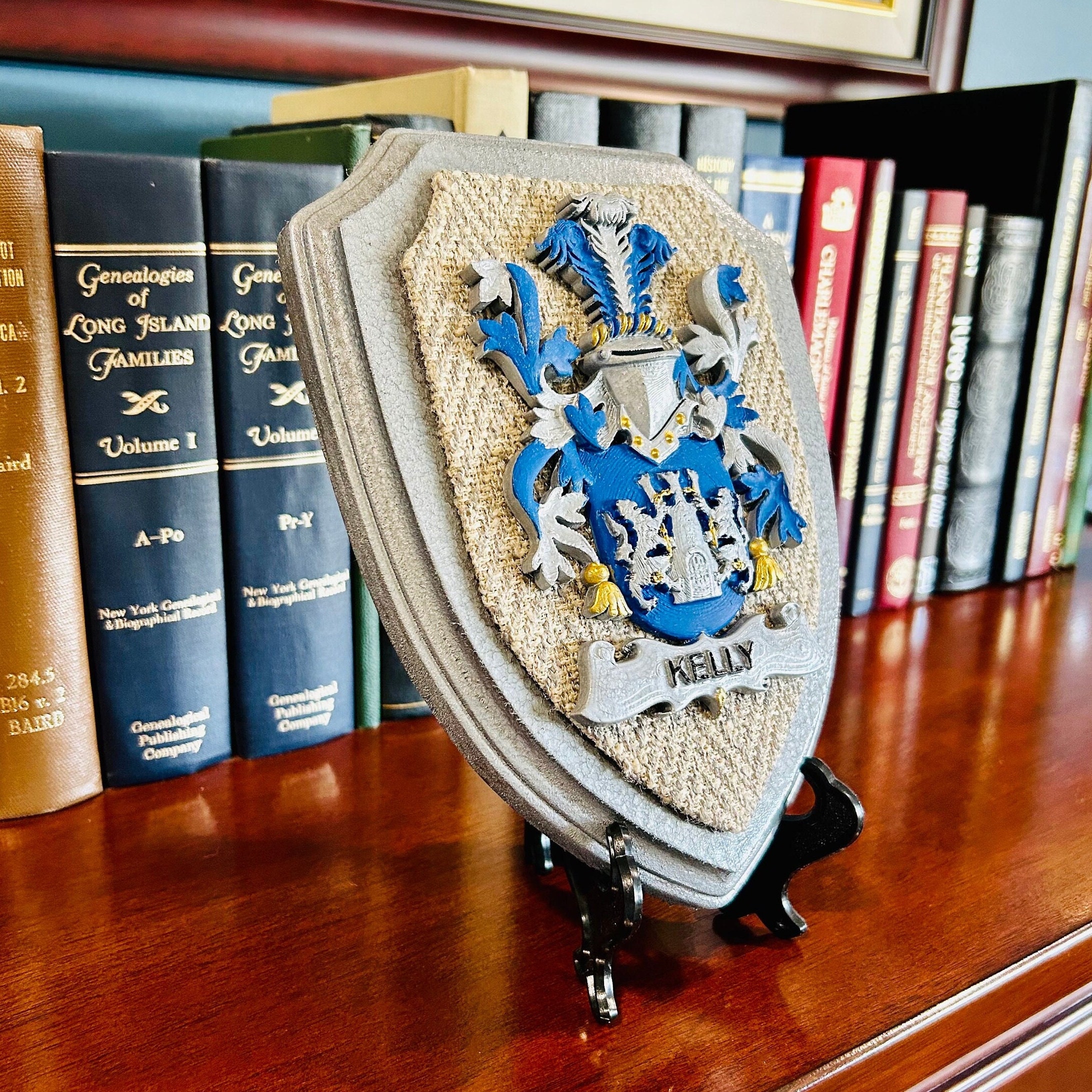 Kelly Irish Coat of Arms Crest Plaque - Etsy