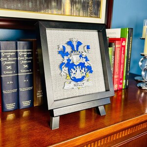 Kelly Irish Coat of Arms Crest Framed - Etsy